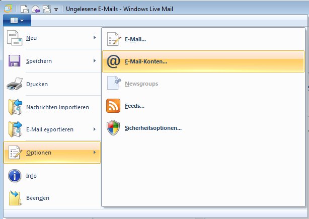Windows LiveMail richtig einrichten